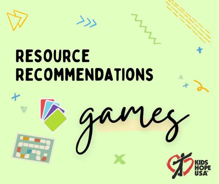 Resource Recommendations: Games - Kids Hope USA